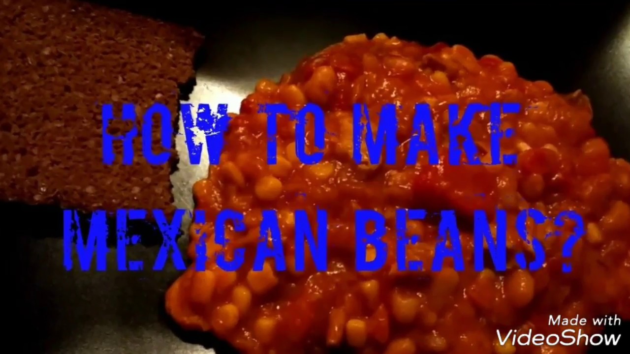 How to make Mexican beans? - YouTube