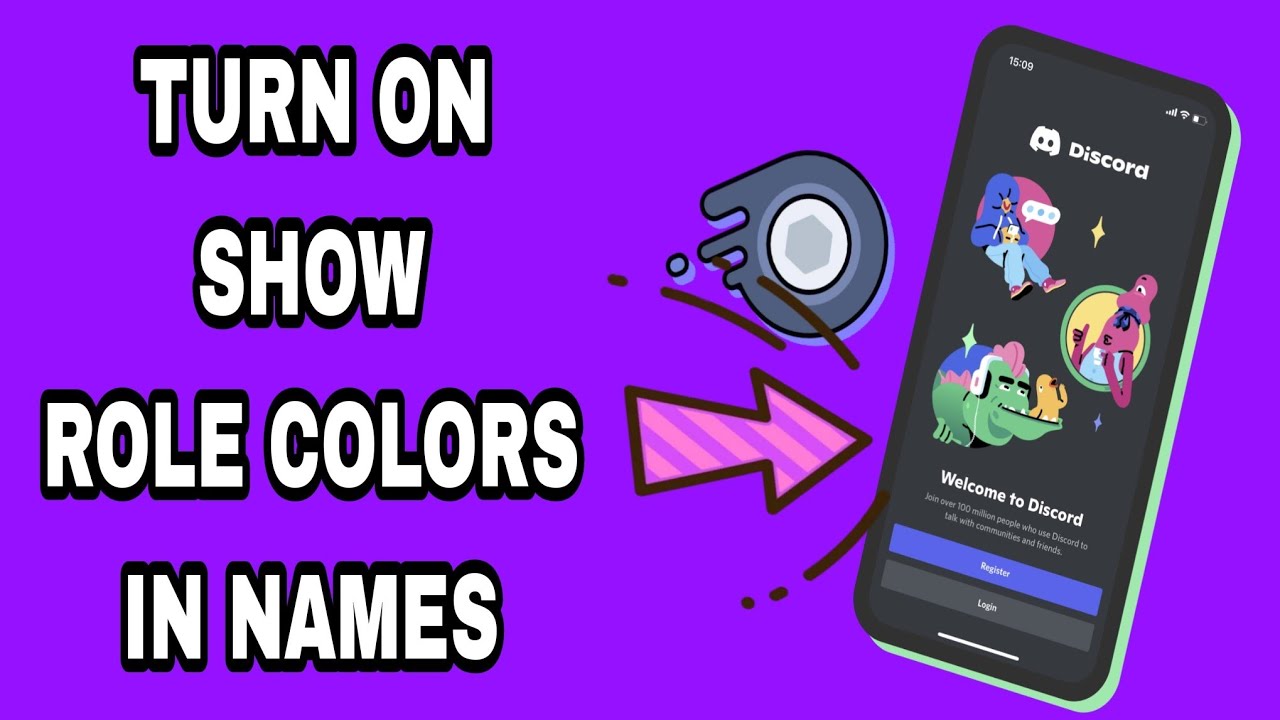 How To Turn On Show Role Colors In Names On Discord App - YouTube