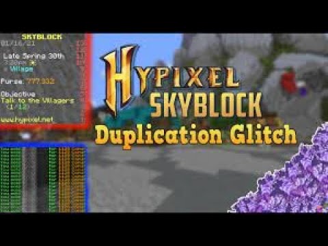 HYPIXEL SKYBLOCK DUPE GLITCH MOD IN DESCRIPTION (01/06 STILL WORKING ...