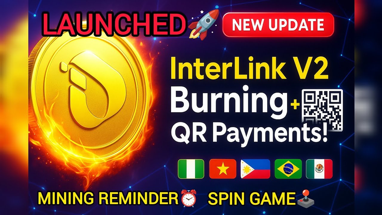 InterLink Network V2 Update | QR Payments, Burning Mechanism & Spin ...