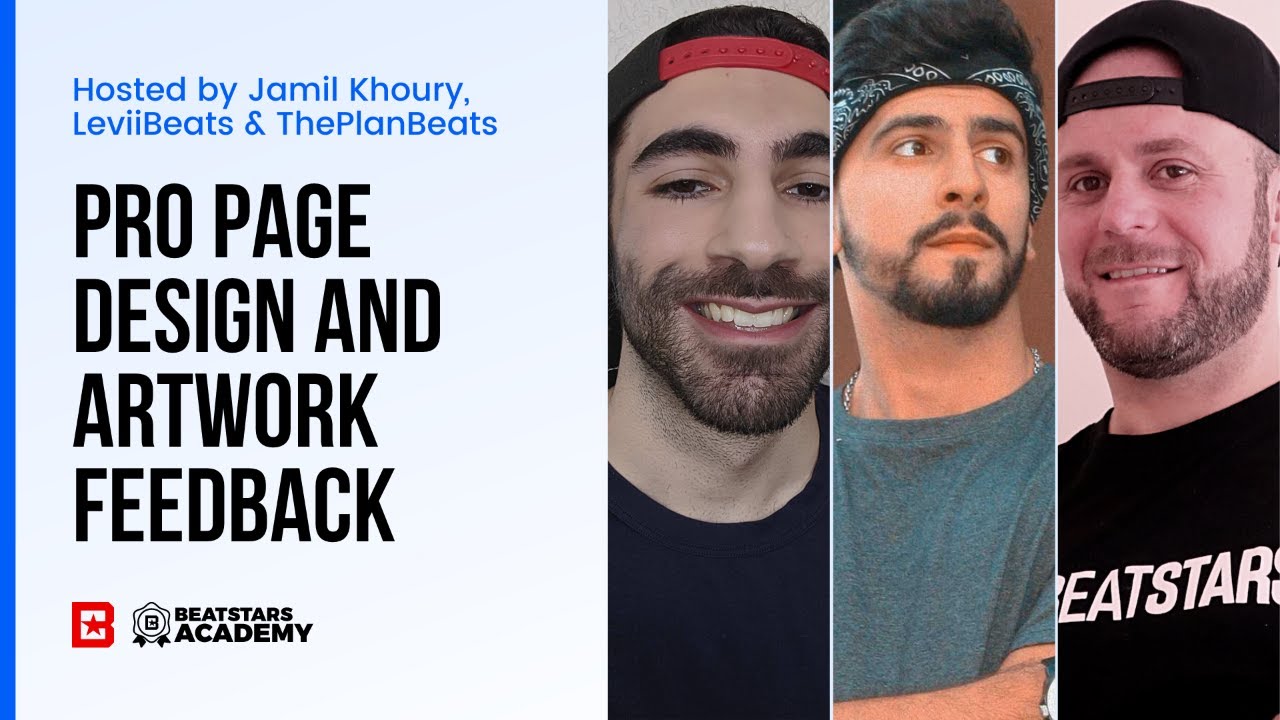 BeatStars Academy | Pro Page Design and Artwork Feedback - YouTube