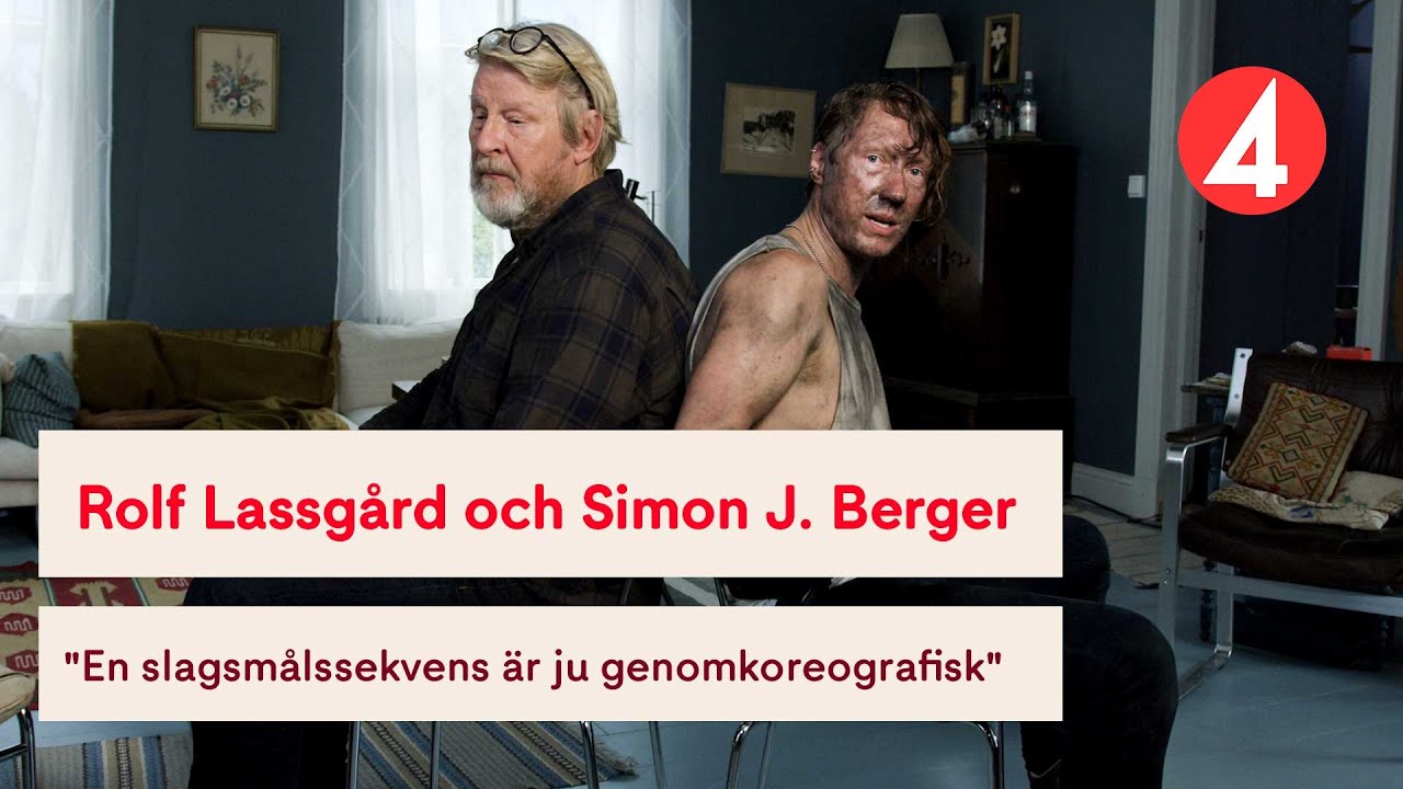Rolf Lassgård och Simon J. Berger om actionscenerna i Jägarna - YouTube
