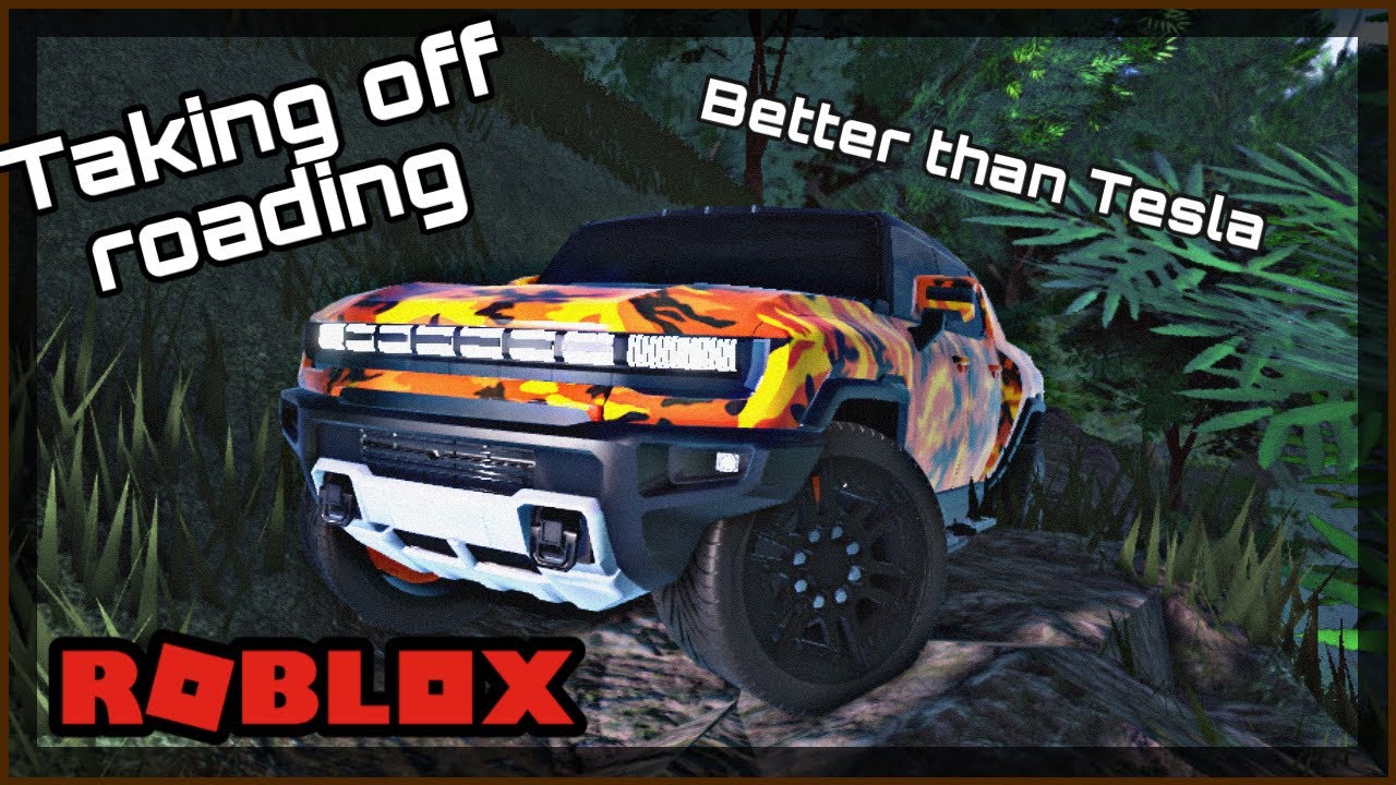 Taking the electric hummer off roading | Roblox Ultimate Driving - YouTube