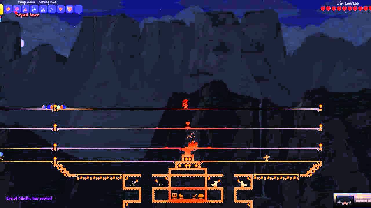 =Terraria= Crystal Storm VS Golden Shower - YouTube