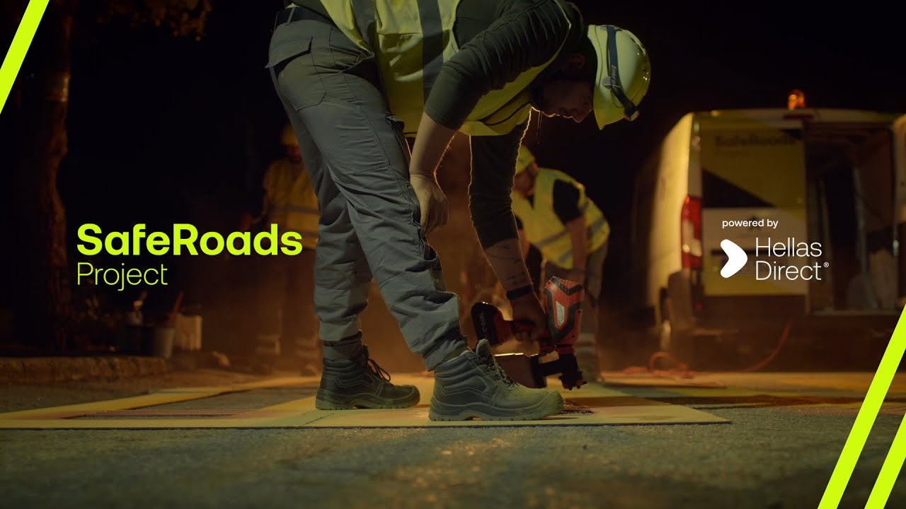 Αντίο, λακκούβες, καλώς τις διαβάσεις |Safe Roads project από την Hellas Direct - YouTube