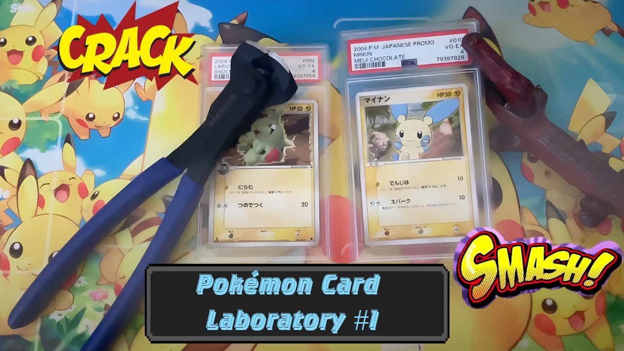 Pokemon Card Laboratory #1 Lets crack some plastic Side Cut Pliers VS ...