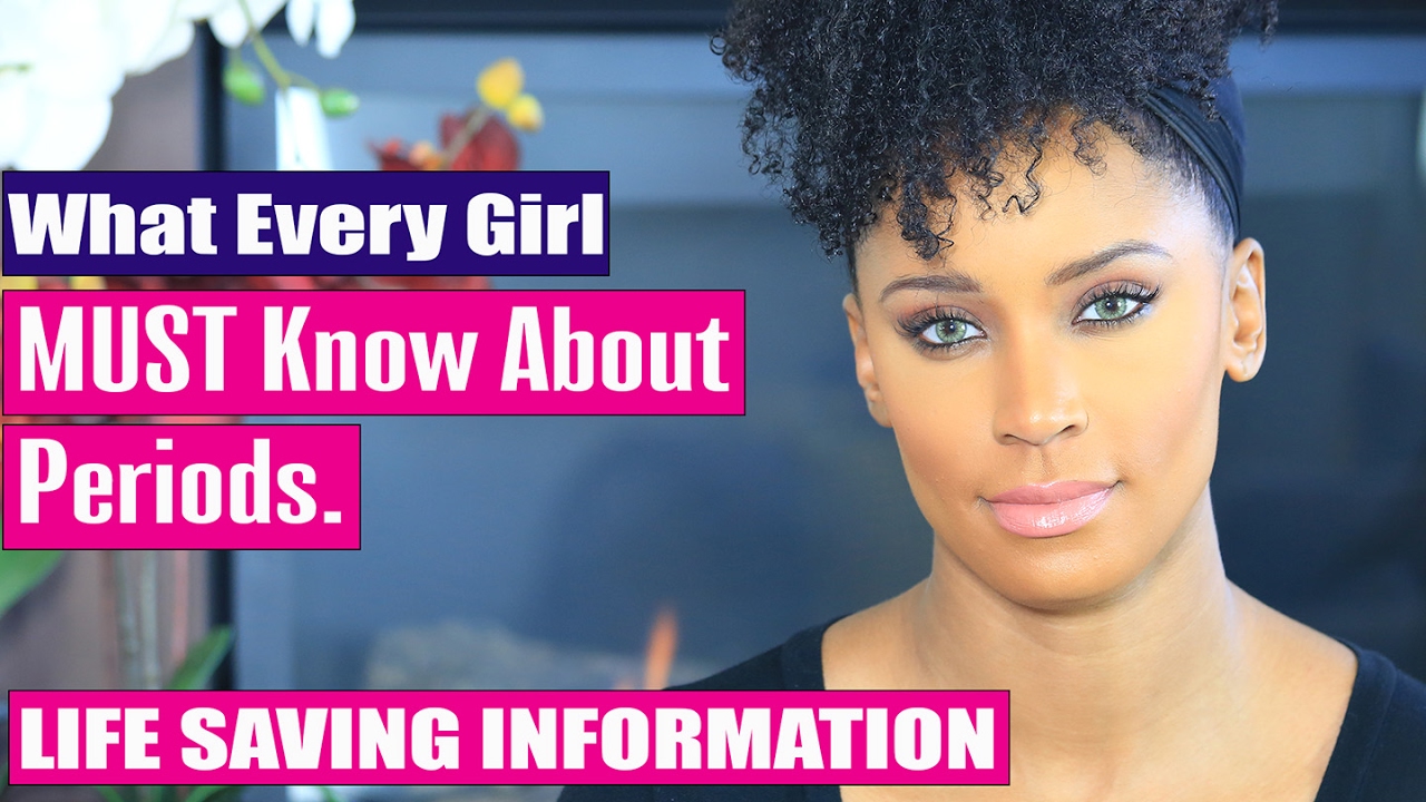 What Every Girl MUST Know About Periods - YouTube