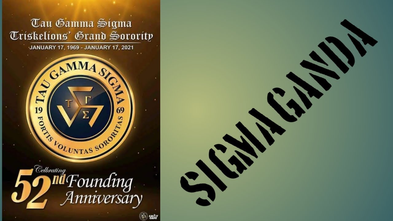 HAPPY 52ND FOUNDING ANNIVERSARY SIGMAGANDA - THE GOOD PEOPLE TV - YouTube