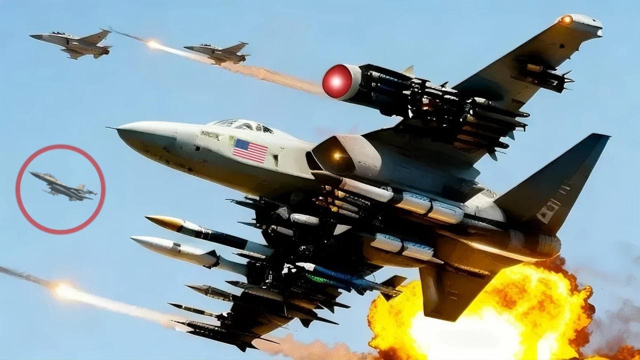 Deadly Strike! A mysterious US fighter jet destroyed 250 Russian ...