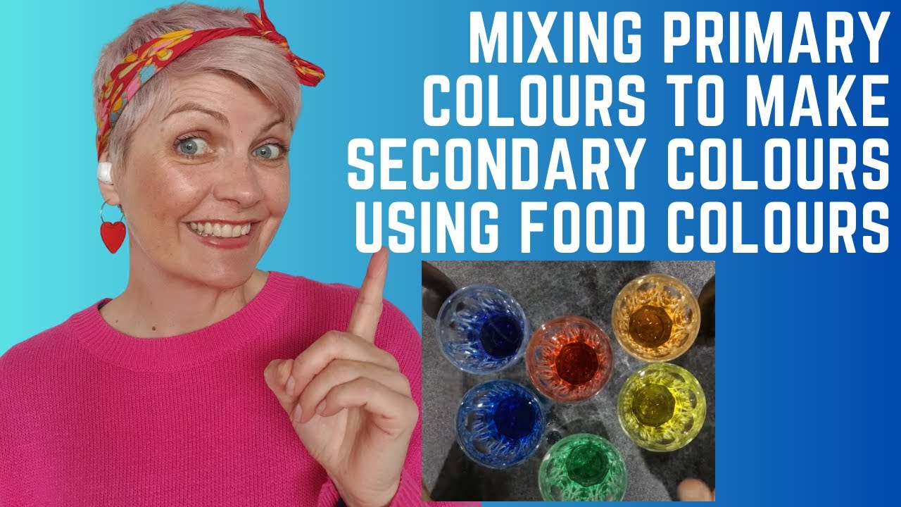 Colour Mixing with food colours and water - YouTube