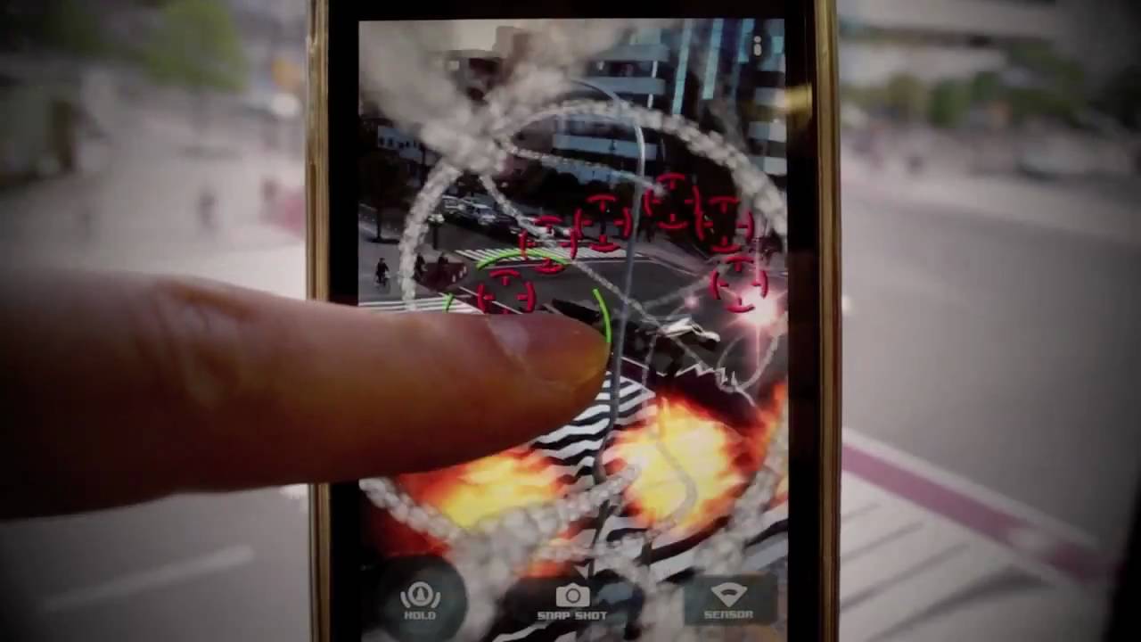 "AR Missile" for iPhone demo - YouTube