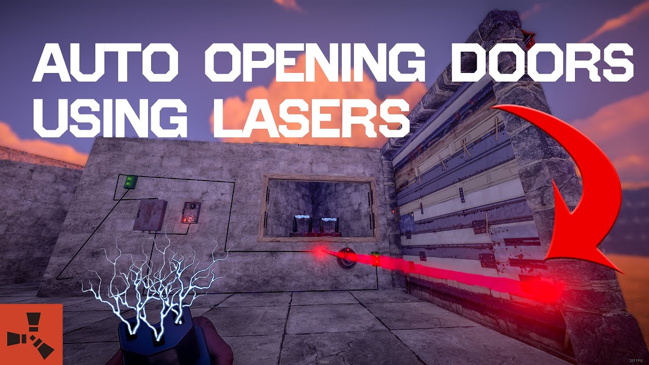 How to Build an Automatic Laser-Activated Door in Rust - Rust Tutorial - YouTube