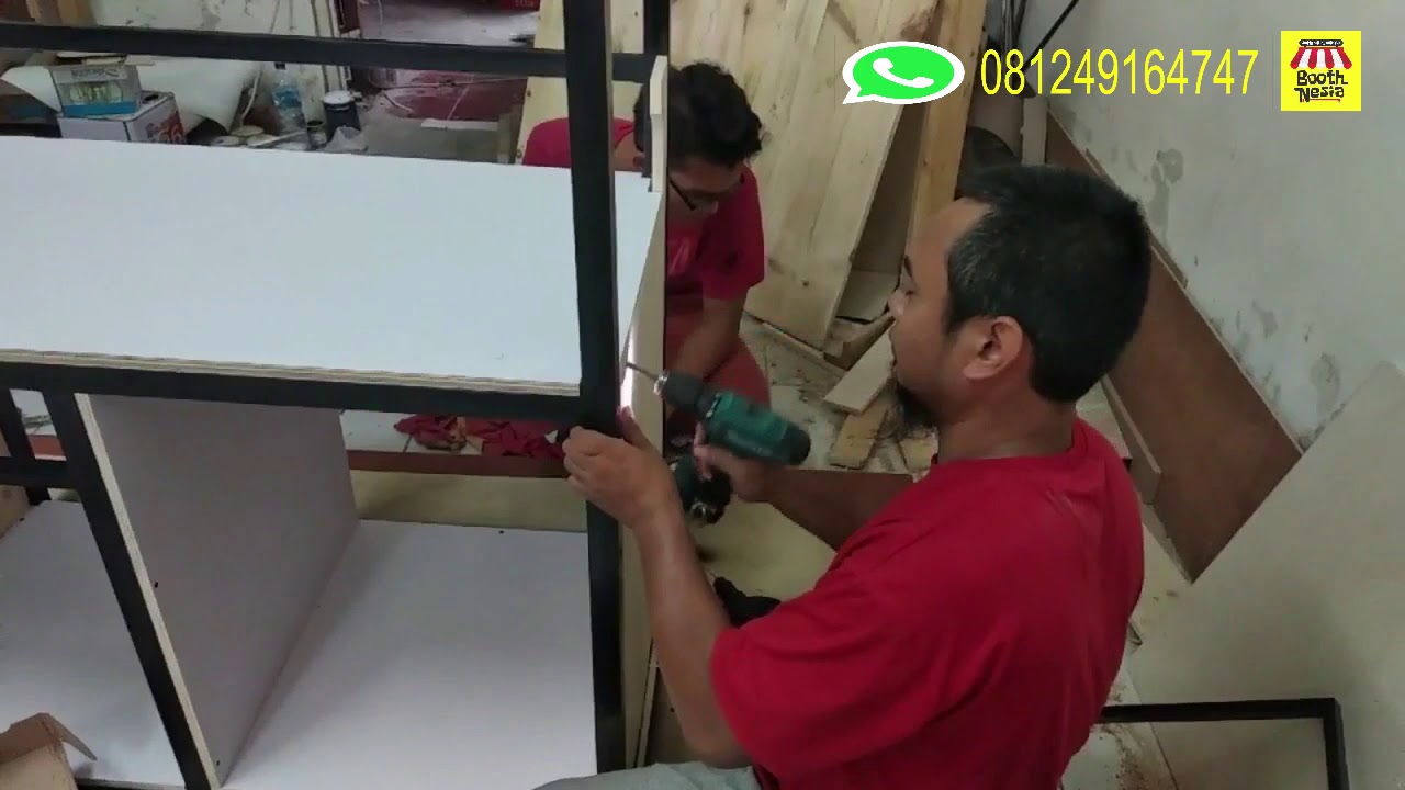 Proses pembuatan Booth Indoor di salah sau bengkel Boothnesia (Part 2 ...