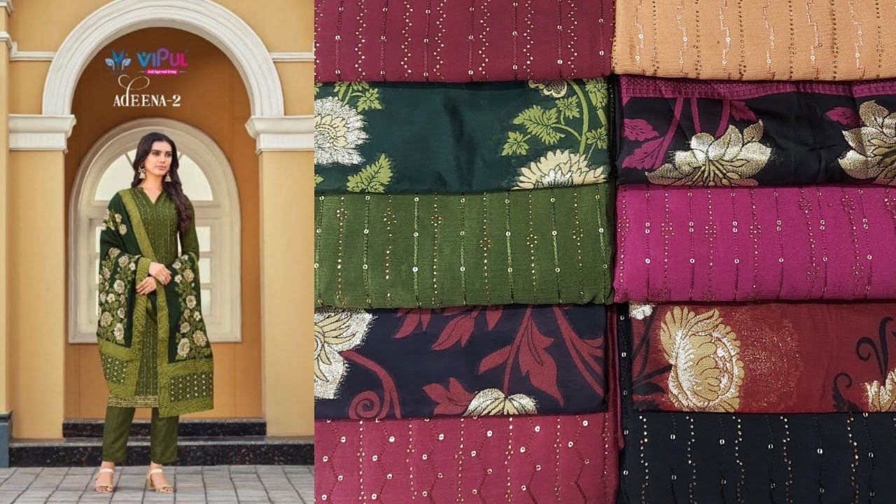 Vipul new catalogue dress - Indian new catalogue three piece collection ...