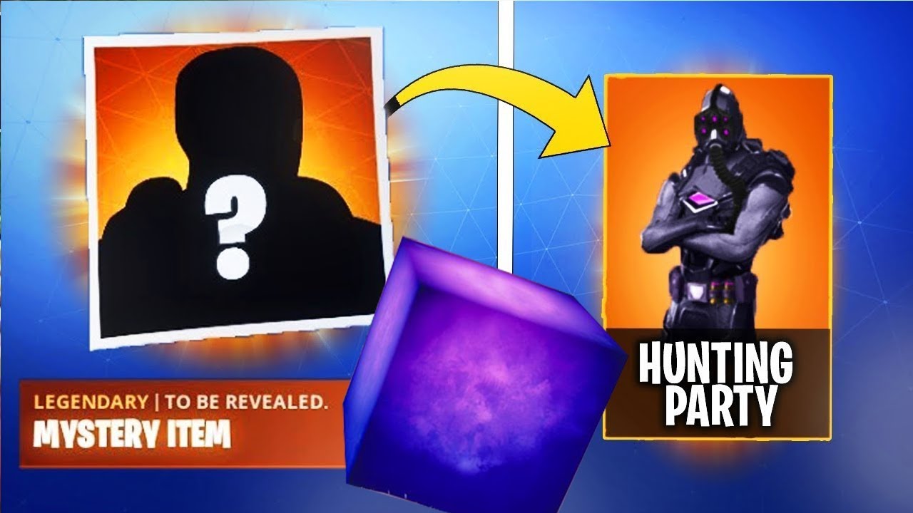 HUNTING PARTY SKIN in Fortnite *CUBE THEMED SKIN* (SECRET SEASON 6 SKIN ...