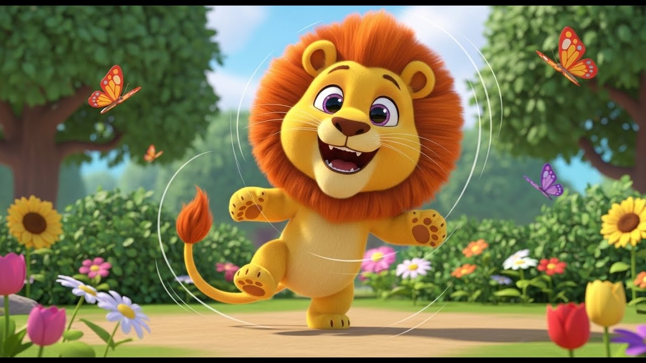 Learn Colors with Funny Lions | Best Kids Nursery Rhymes and Learning ...