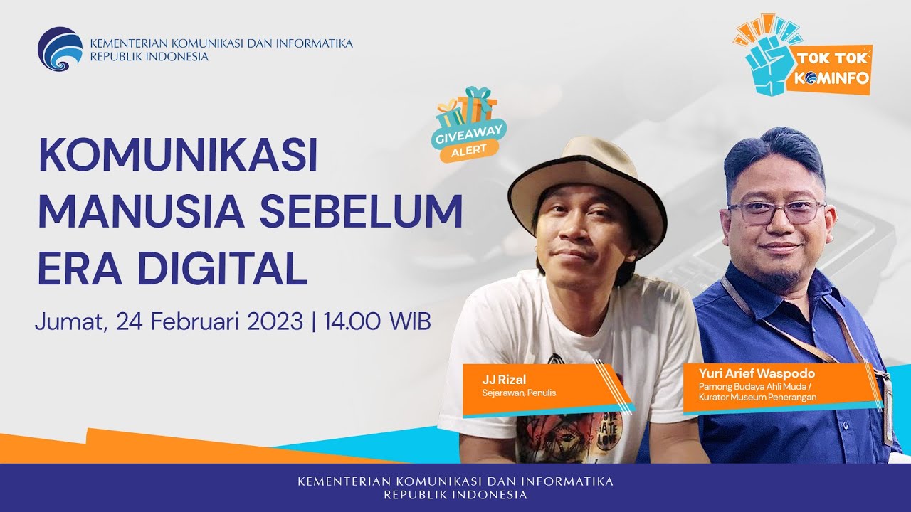 TokTok Kominfo 84 - Komunikasi Manusia Sebelum Era Digital - YouTube
