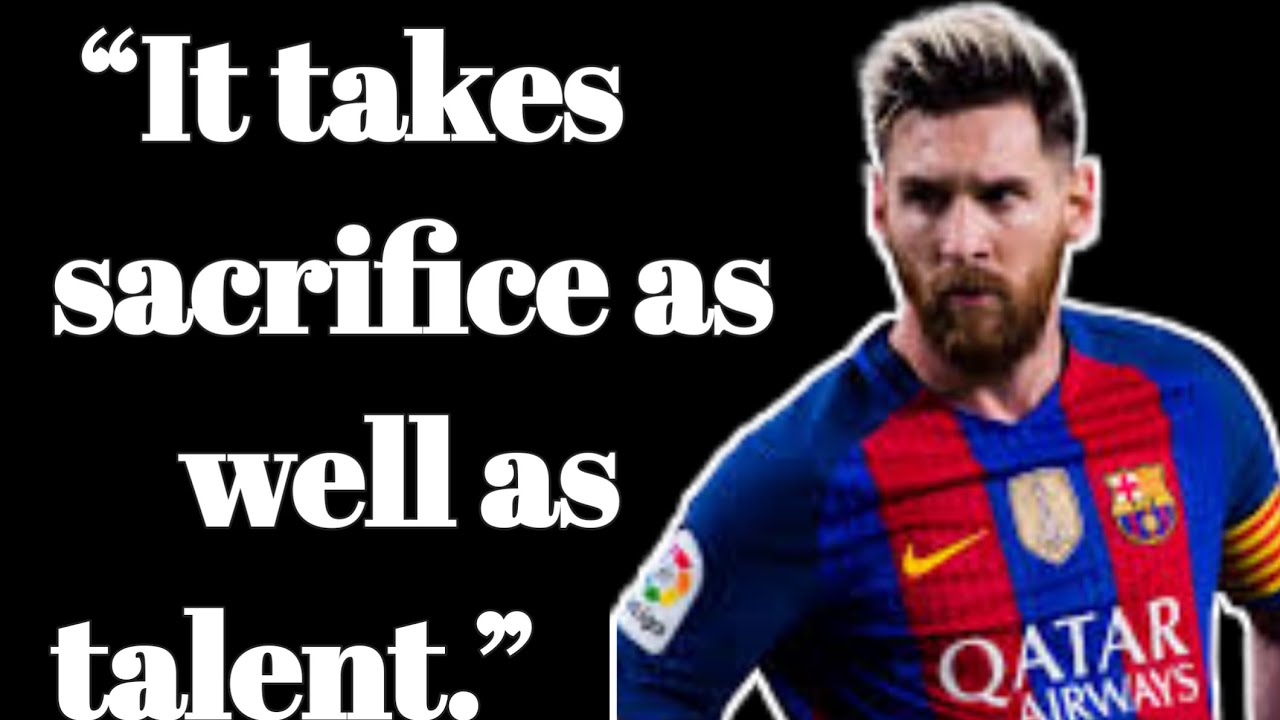 Lionel Messi motivational speech - YouTube