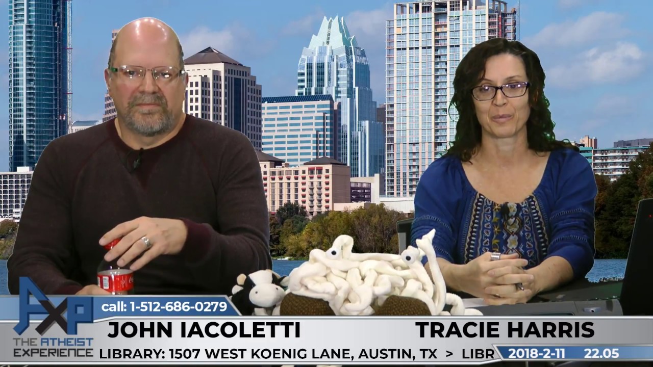 Atheist Experience 22.05 with Tracie Harris and John Iacoletti - YouTube