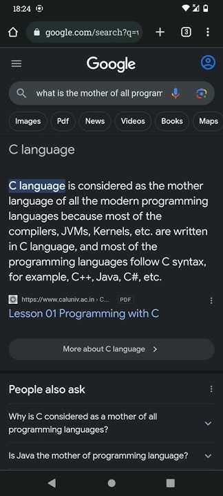 What is The Mother Of All Programming Languages? - YouTube