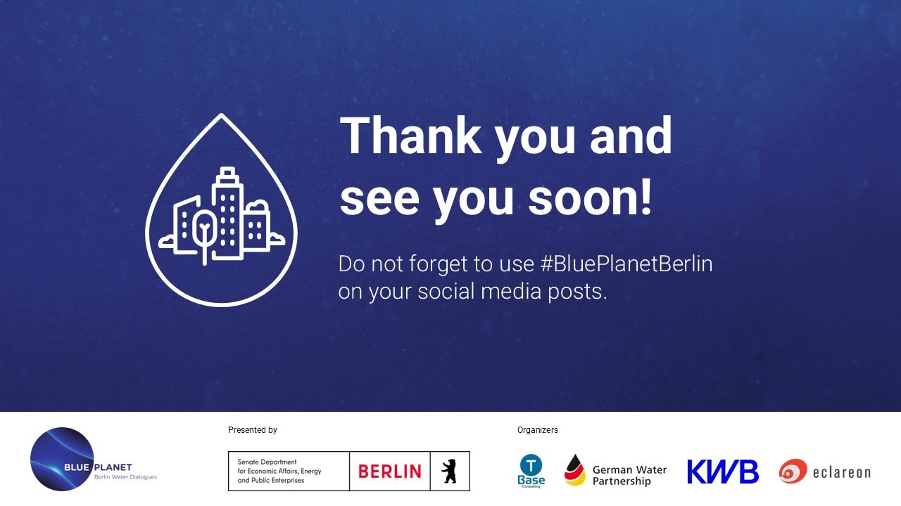 BLUE PLANET Berlin Water Dialogues 2024 - Closing Remarks - YouTube