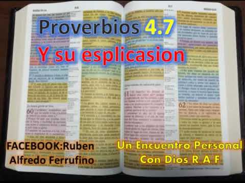 Proverbios 4 7 Viene Con la Explicación de los Versículos - YouTube