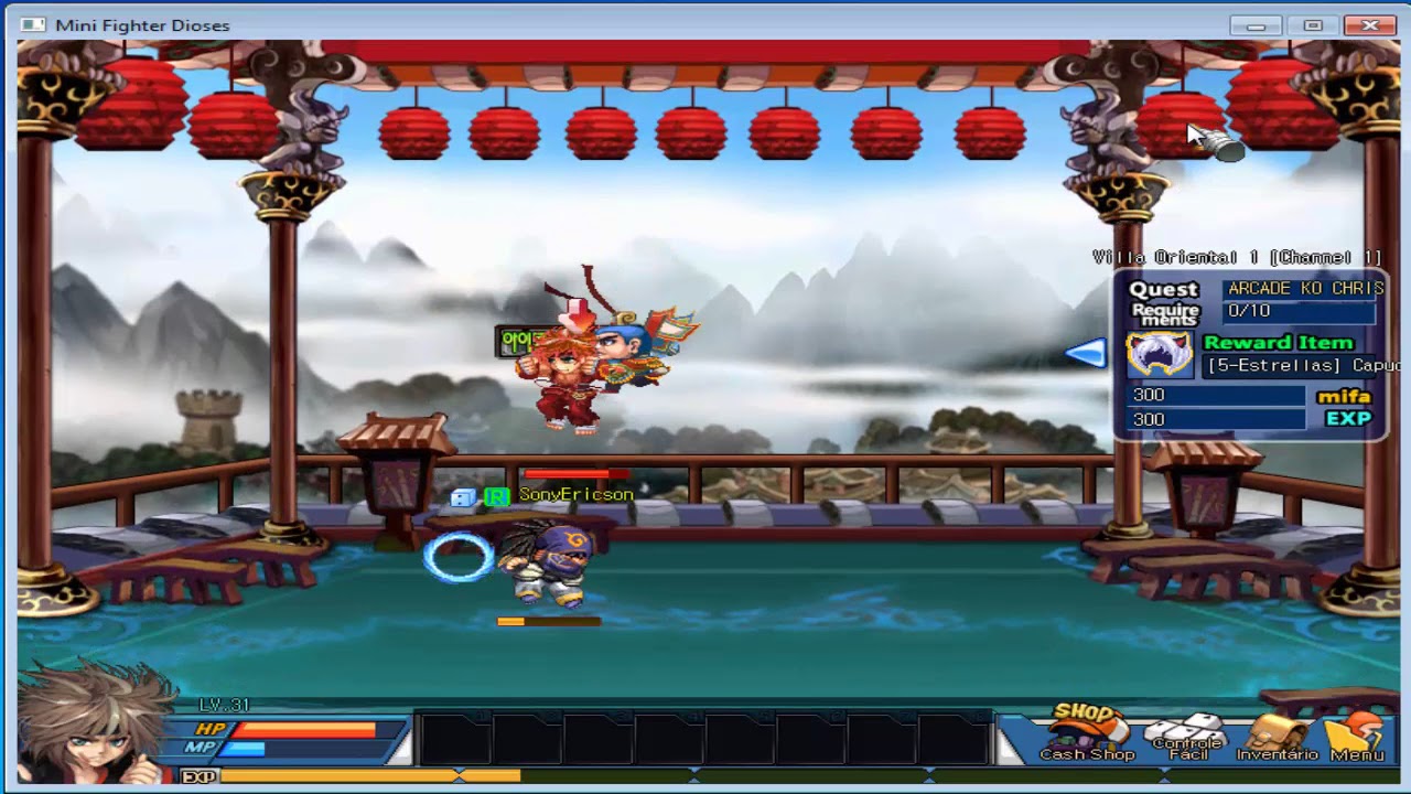 Mini Fighter Dioses QUEST KO CRIS POR BATLE XIAT - YouTube