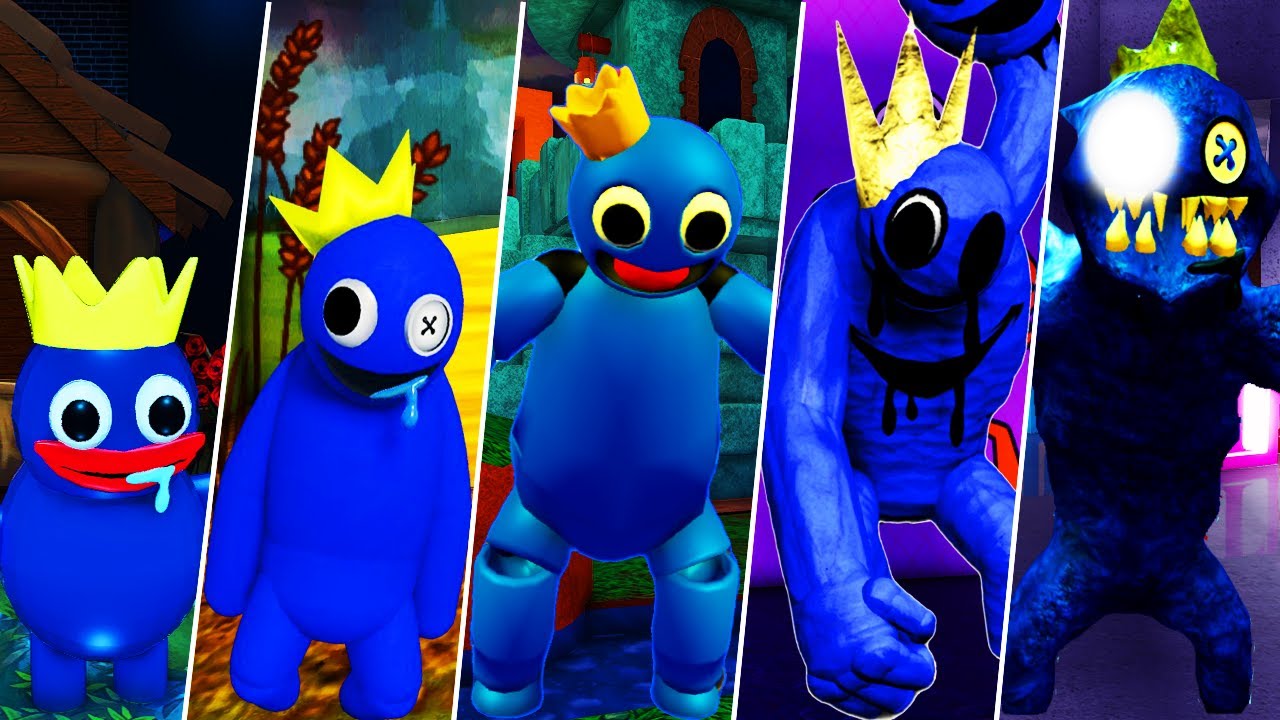EvoluÇÃo Do Blue Azul {rainbow Friend} {nova Forma} Evolution Of