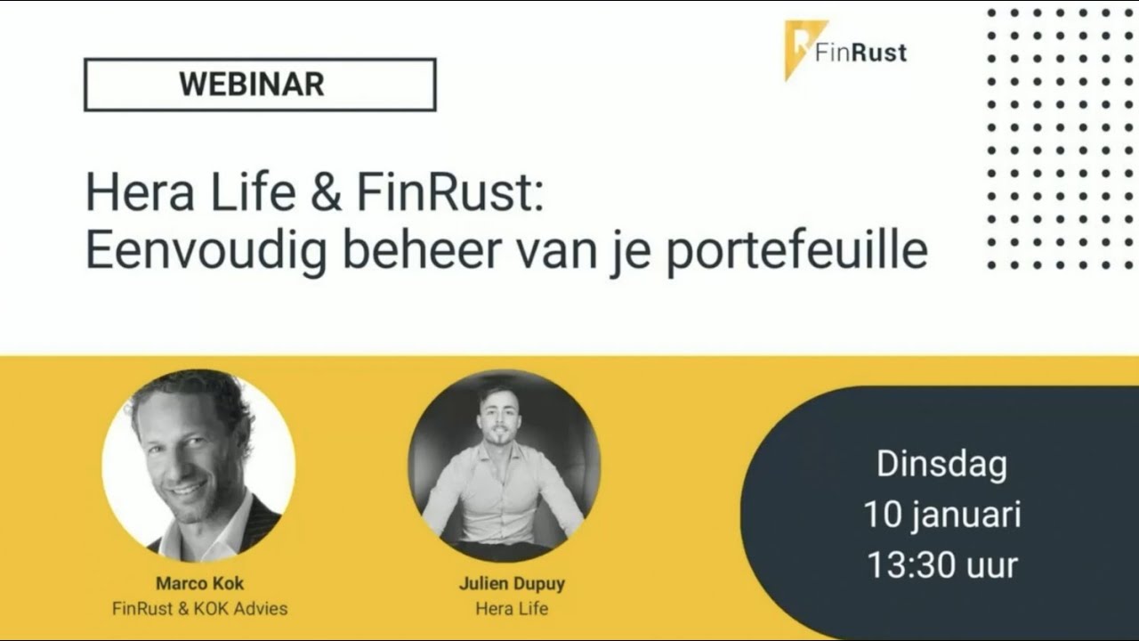 Hera Life & FinRust: Eenvoudig beheer van je portefeuille - YouTube