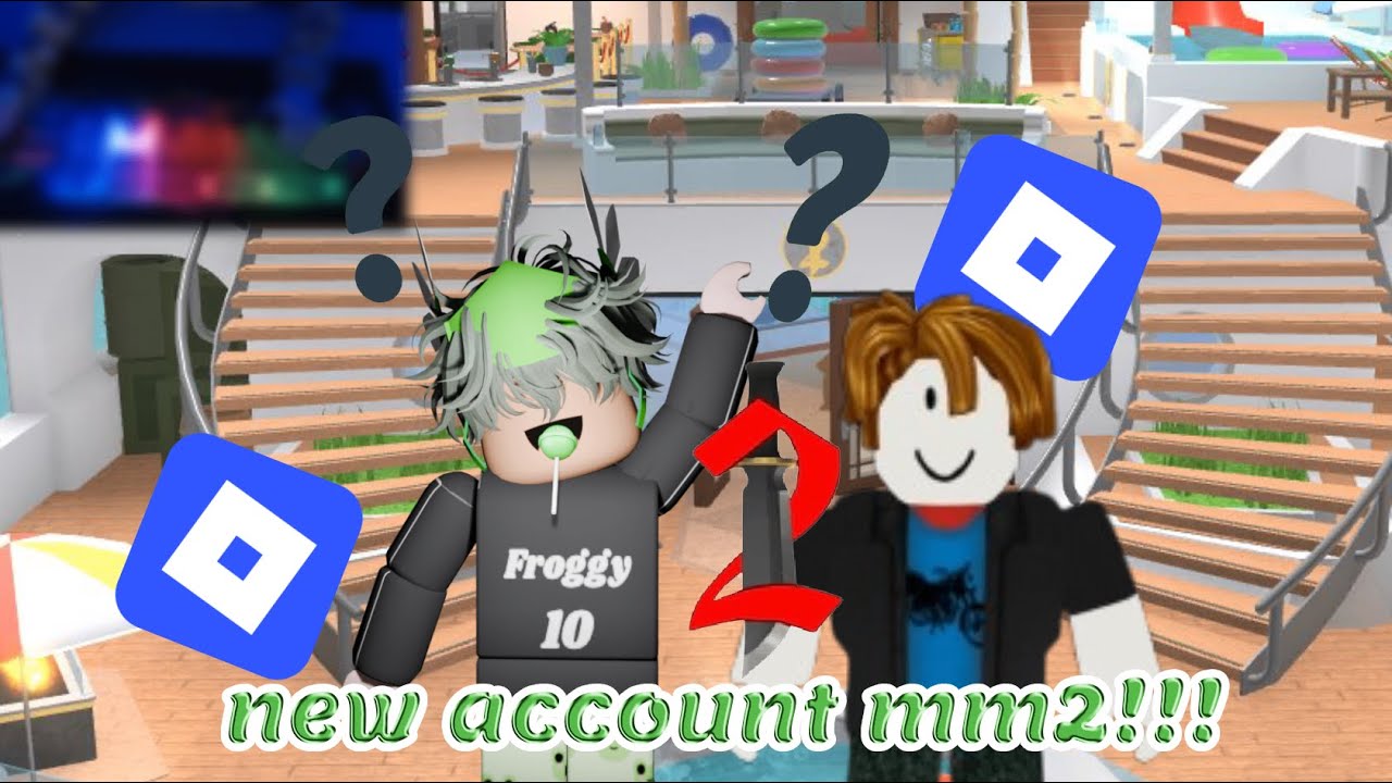 mm2 handcam on a brand new ROBLOX ACC!!! (murder mystery 2) - YouTube