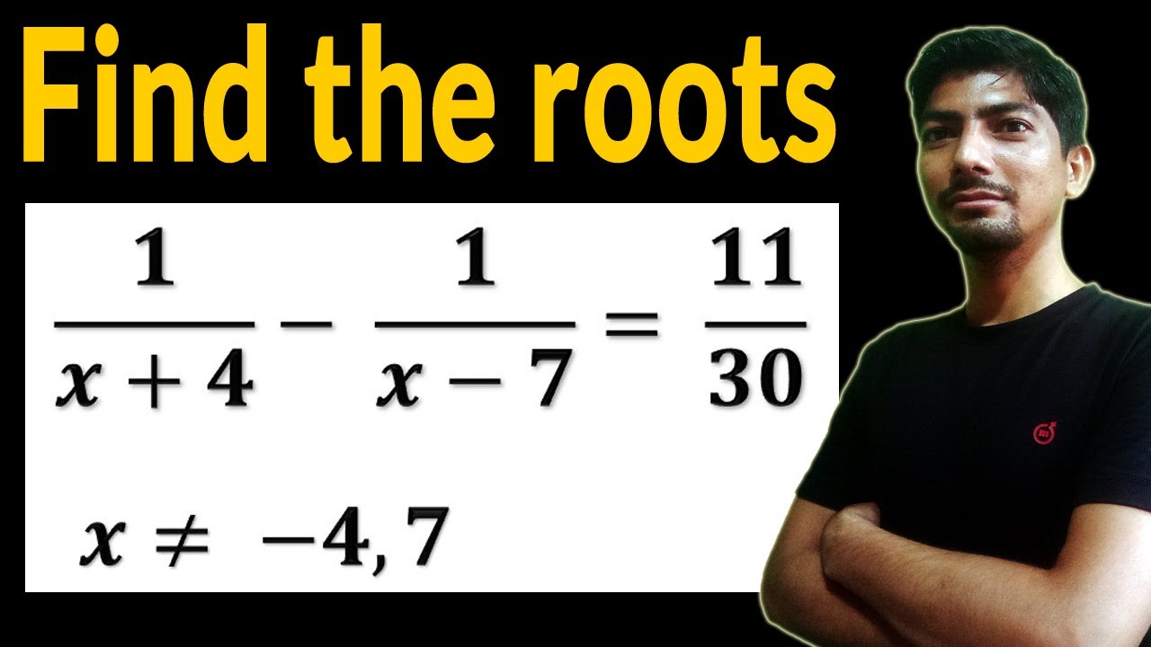 One Upon X 4 Minus One Upon X Minus 7 Equal To 11 Upon 30 Solve 1 One Upon X 4 Minus One Upon X Minus 7 Equal To 11 Upon 30 Solve 1