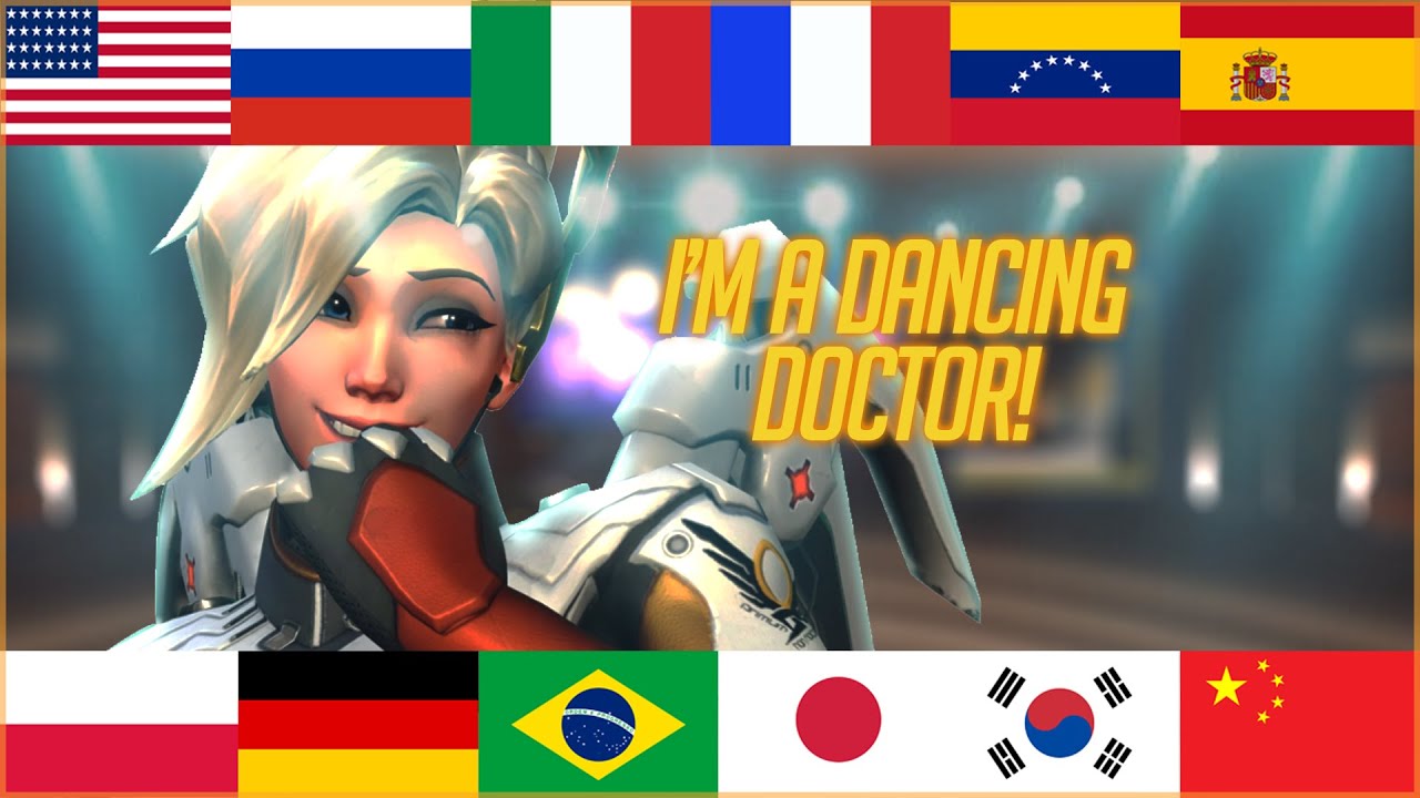 Mercy at the Busan Karaoke Multilanguage 【I'm a Dancing Doctor】 - YouTube