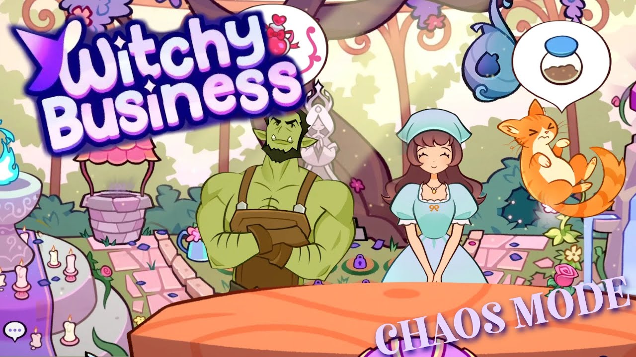 Running Business as a Witch! in CHAOS mode! - Witchy Business - YouTube