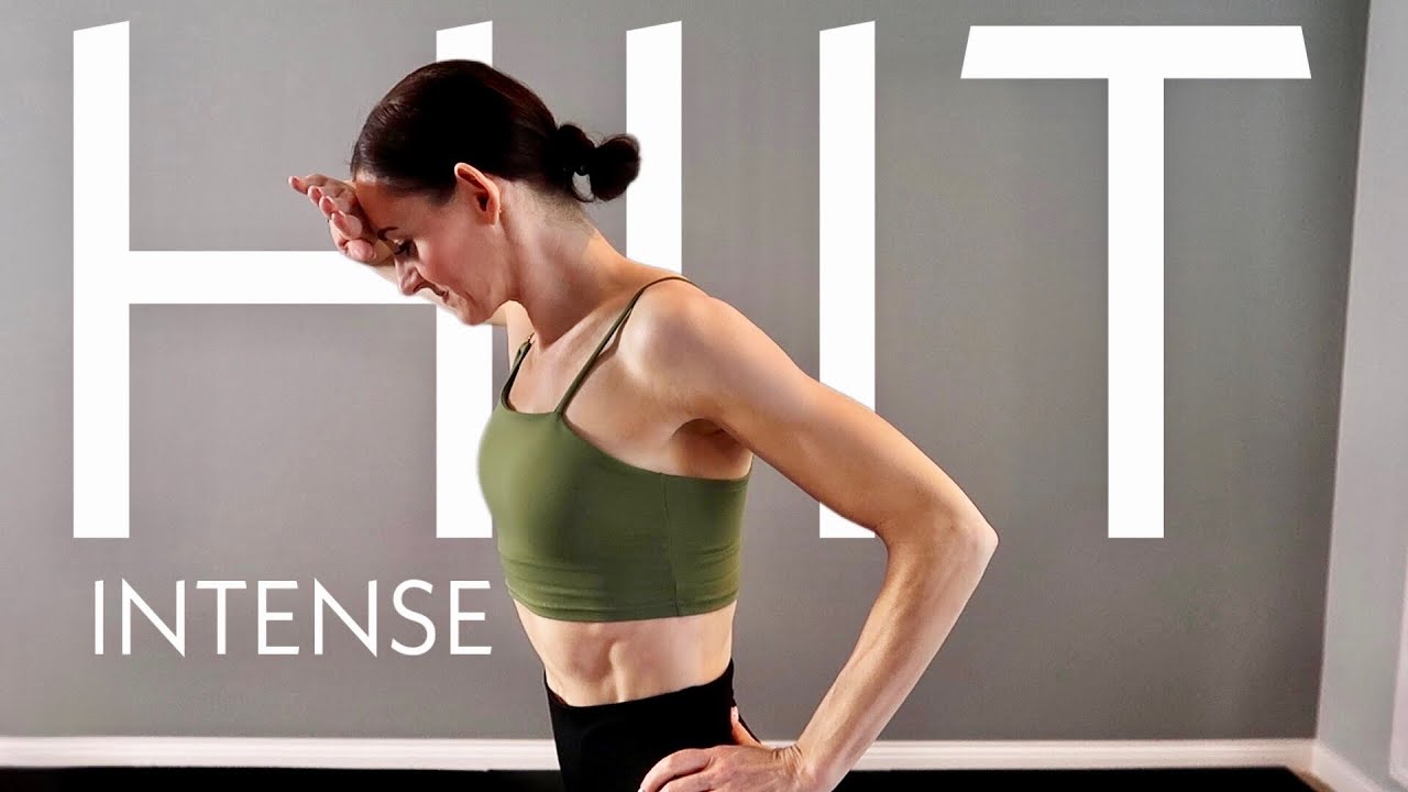 15 Min Intense HIIT Workout For Fat Burn + Cardio (No Equipment, No ...