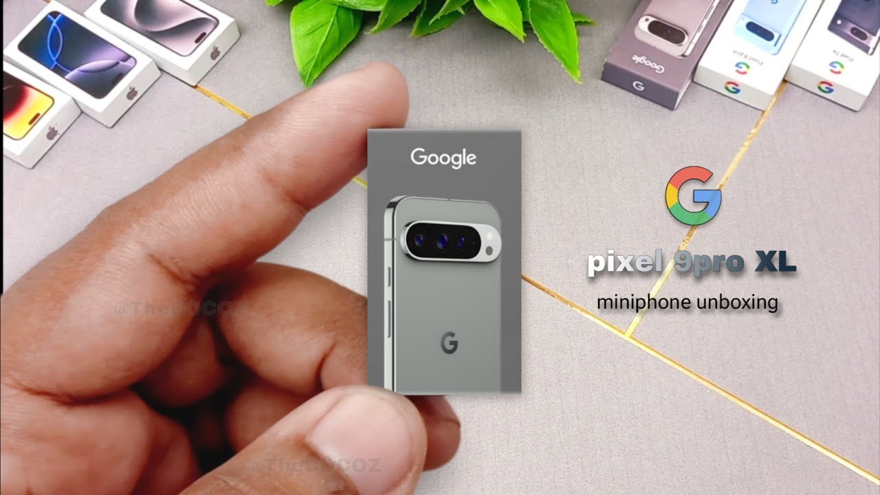 Pixel 9pro mini phone unboxing... - YouTube