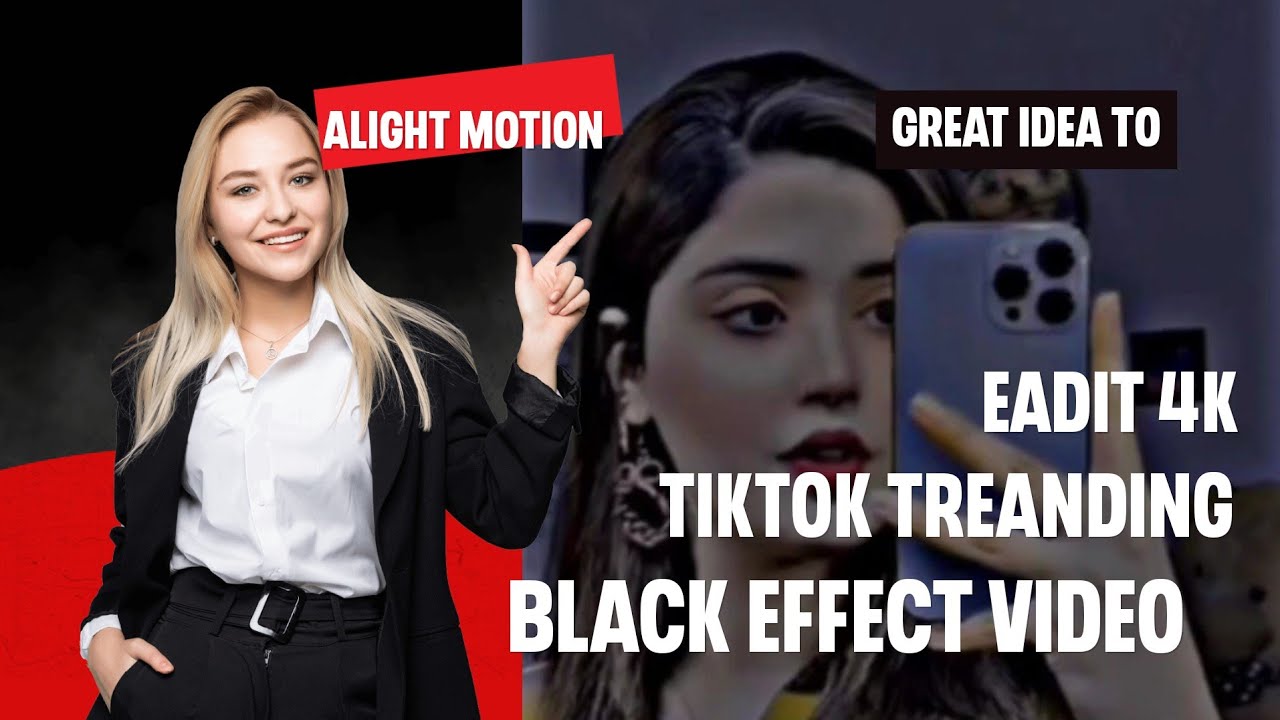Black effect video | how to make black effect 4k video | 4k eaditing ...