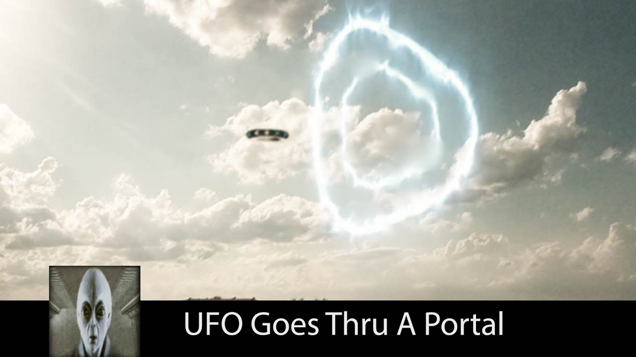 UFO Goes Thru A Portal November 1st 2017 - YouTube