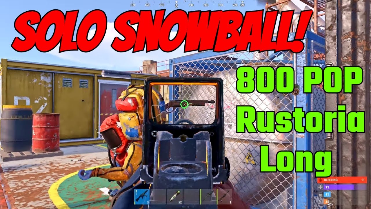 SOLO Snowball🥶on Most Competitive Server in Rust!💥💥 - YouTube