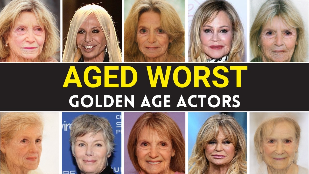 Golden Age Actresses Who Aged Badly | Then And Now - YouTube