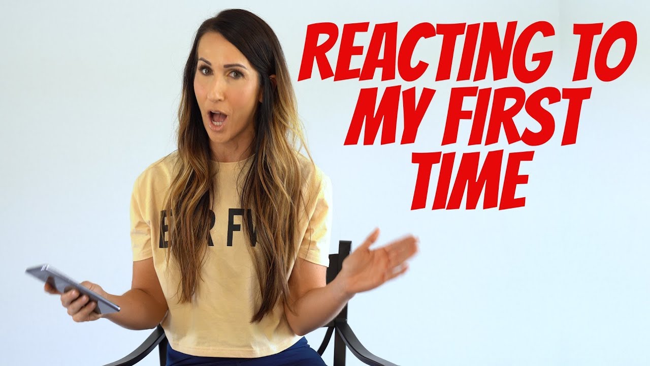 REACTING TO MY 1st Time - YouTube