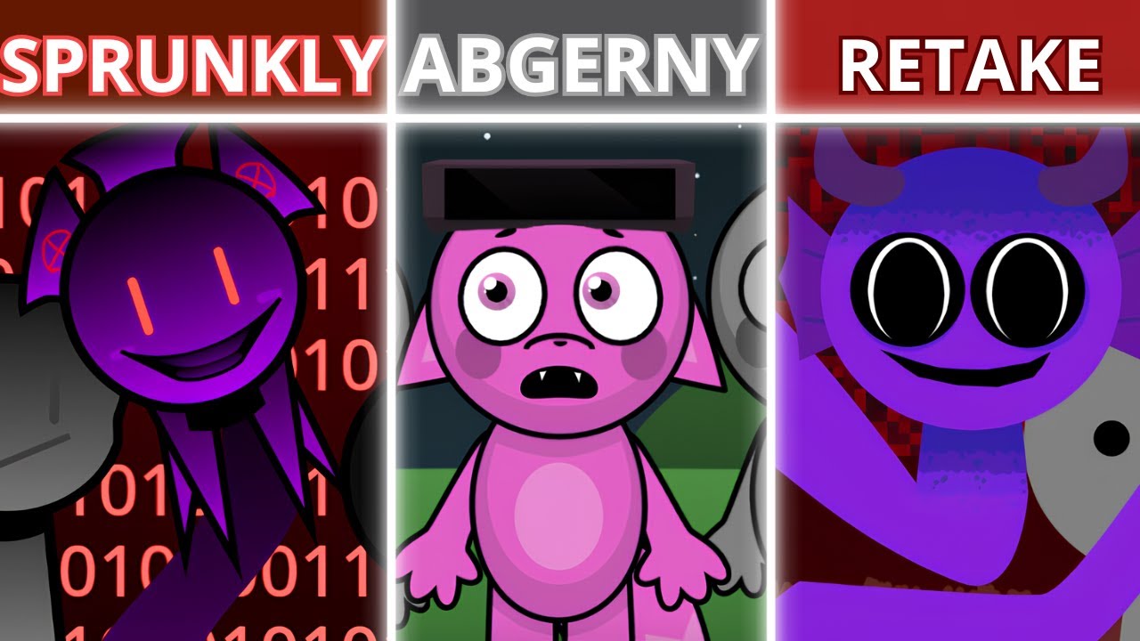 Sprinkle Phase 3 VS Abgerny Phase 3 VS Sprunki Retake Phase 3 - YouTube