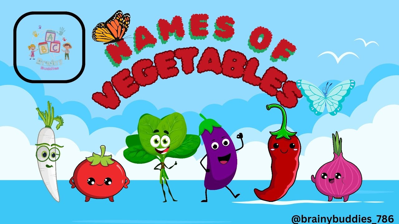 Names of Vegetables | Learn with fun | Kids Learning video - YouTube
