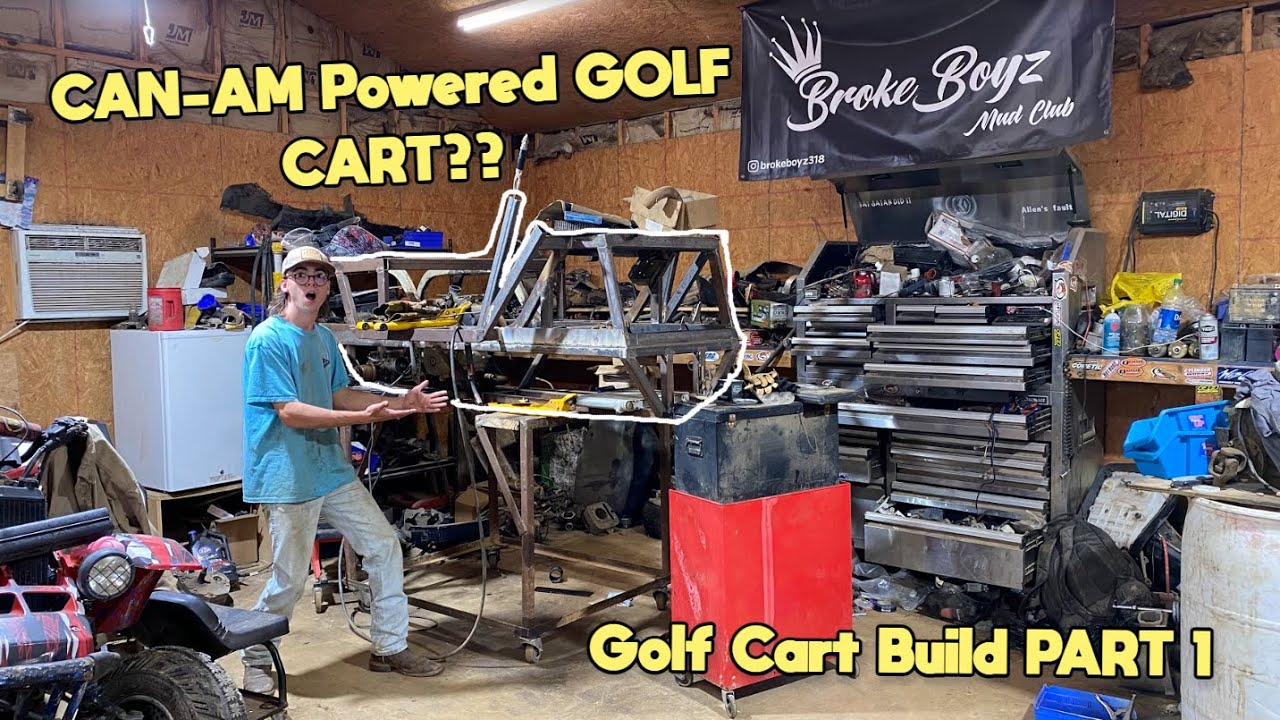 Building The Internet's First CAN-AM Powered Golf Cart |Can-am Golf ...