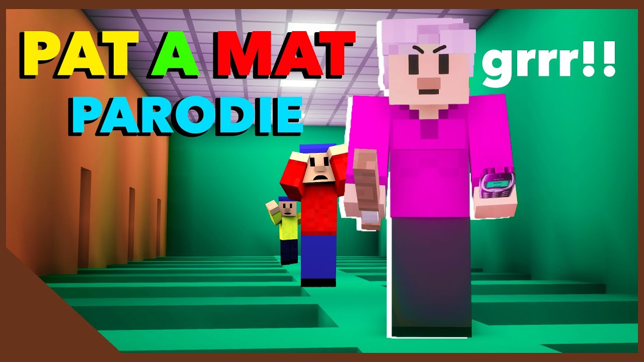 PAT A MAT Našli Ztracenou BABIČKU v BACKROOMS | PARODIE v MINECRAFTU ...