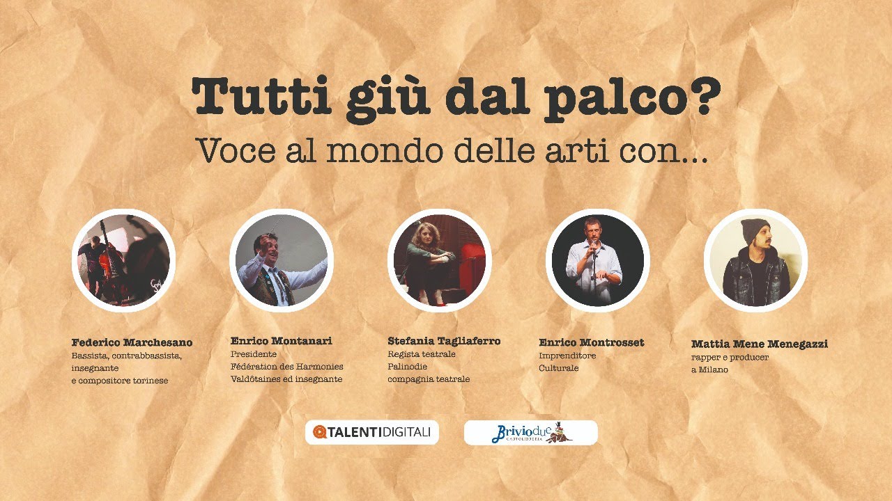 Tutti giù dal Palco? Voci al mondo delle arti - YouTube