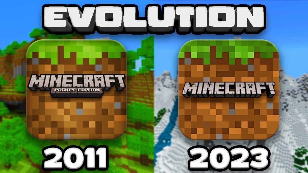 The Evolution Of Minecraft Pocket Edition - YouTube
