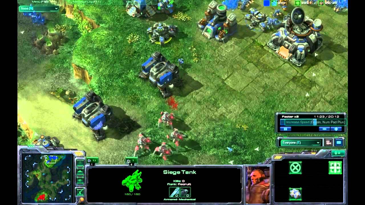 HD Starcraft 2 Proxy Pylon Rush - YouTube