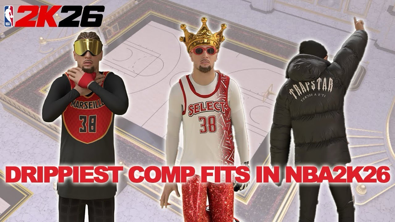 🔥 Drippiest Comp Fits in NBA 2K26! | Best Park & Stage Outfits 🔥 - YouTube