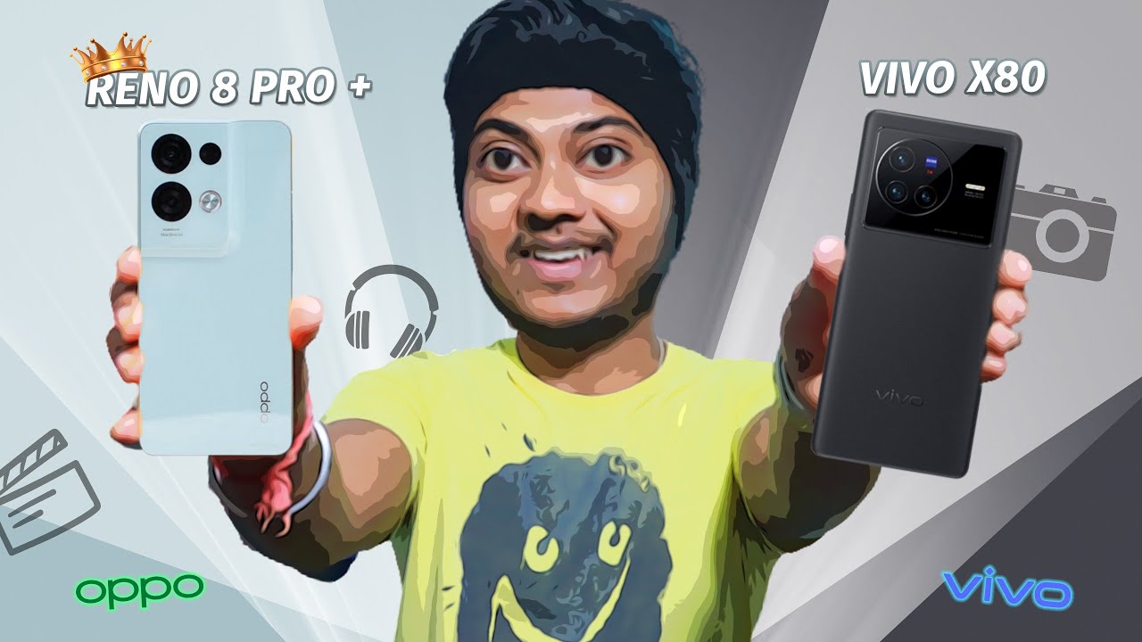 Oppo Reno 8 Pro Plus vs Vivo x80 Comparison | Camera Test | Bgmi Test ...