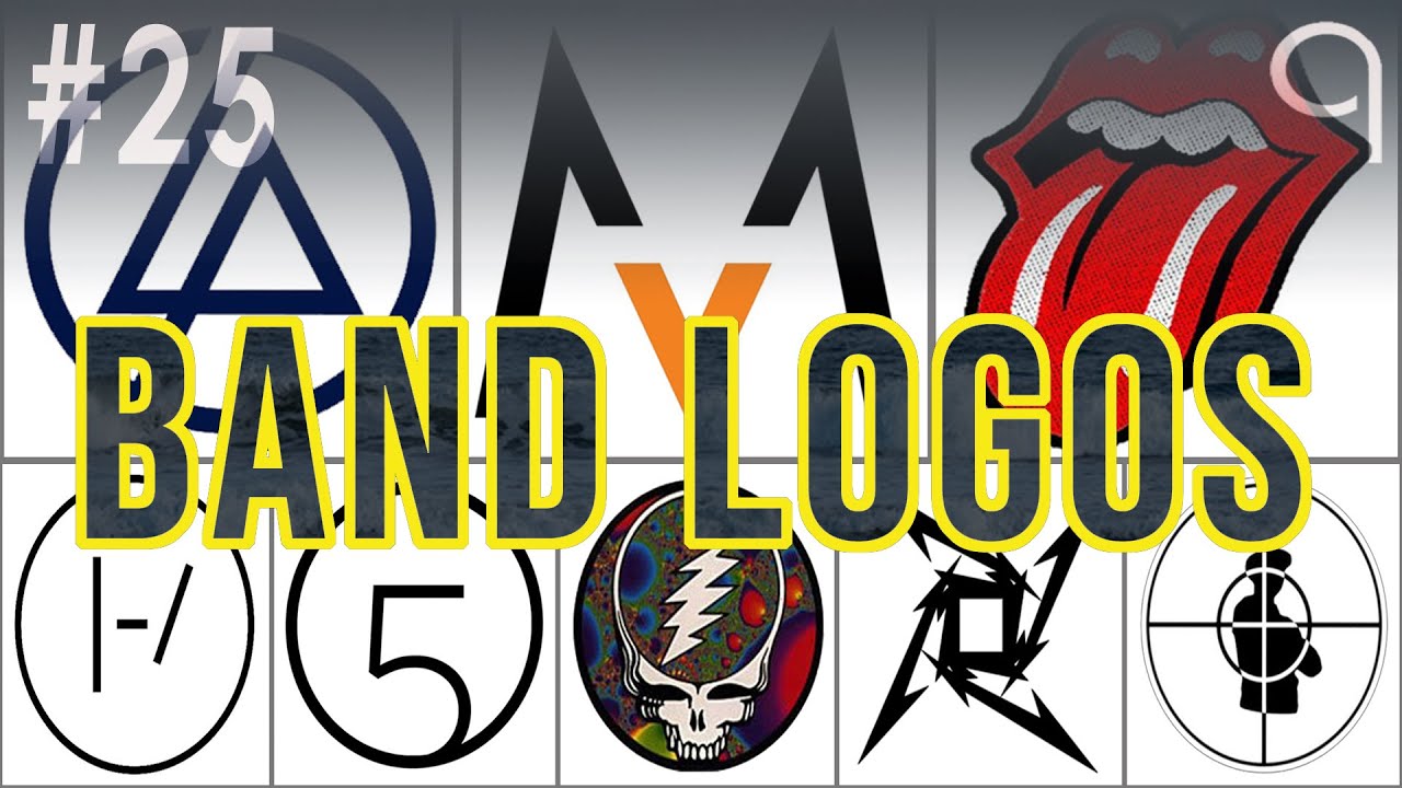 Music Logos Quiz | Name the bands from the logos - YouTube